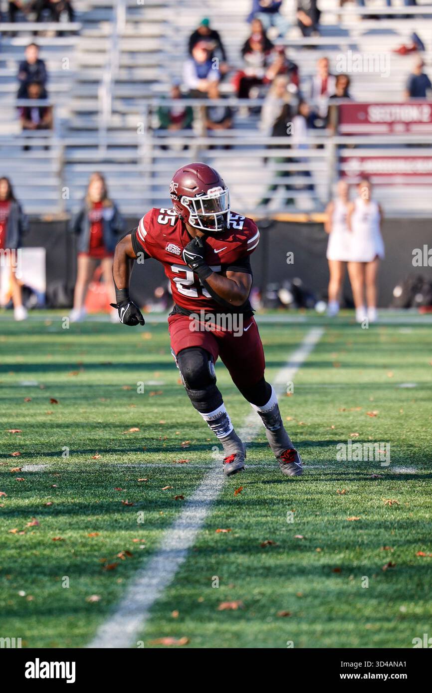 Fordham running back Jamell James (25) in action during an NCAA ...