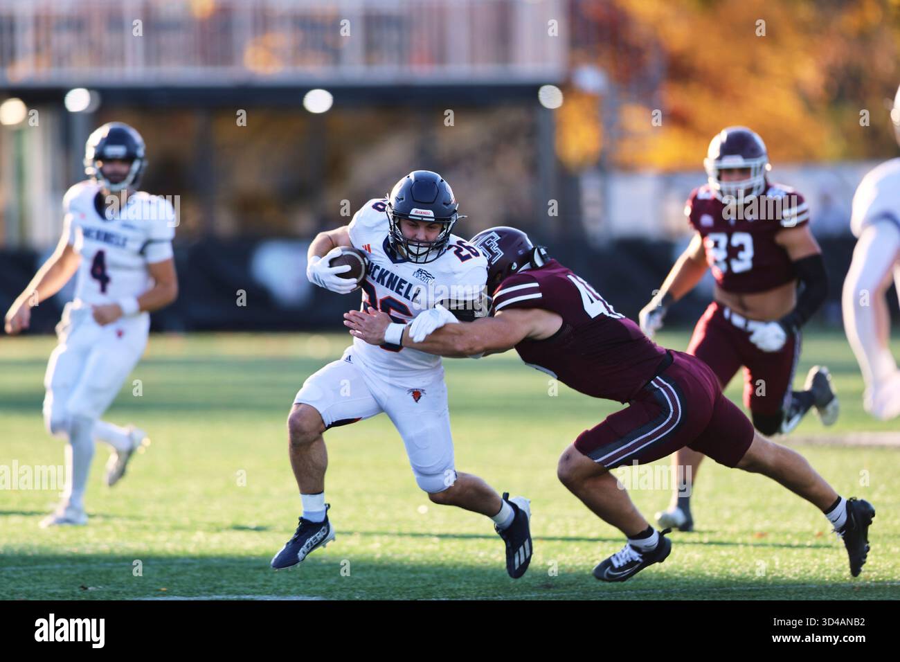 Bucknell running back Michael Cadden (26) in action during an NCAA ...