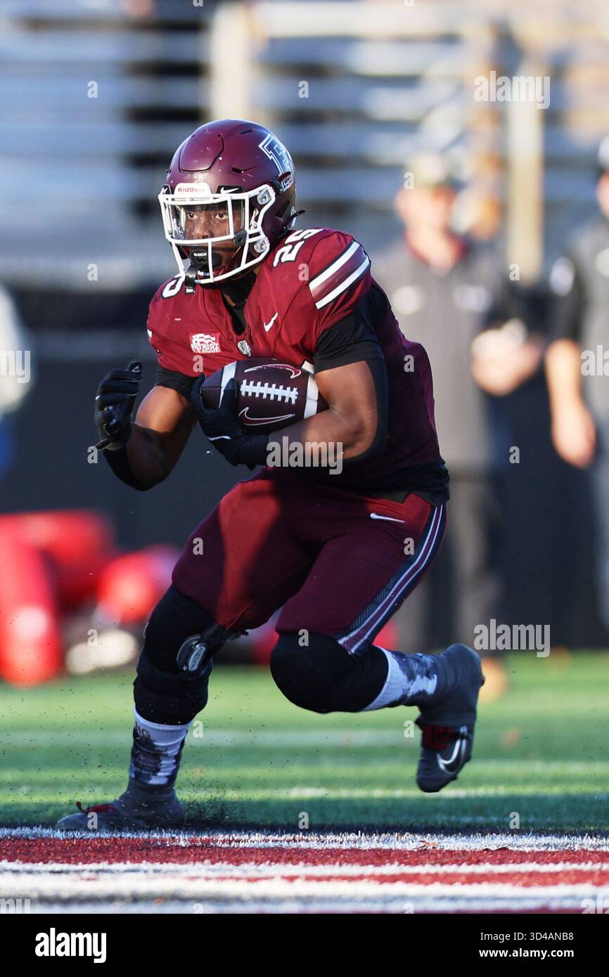 Fordham running back Jamell James (25) runs the ball during an NCAA ...
