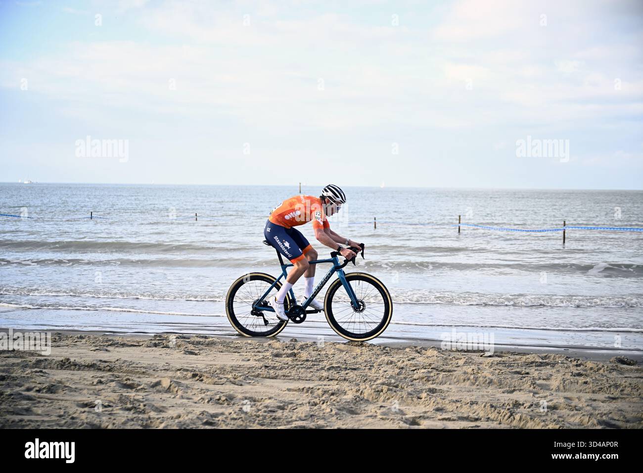 Dutch Ryan Kamp pictured in action during the elite men race at the UEC ...
