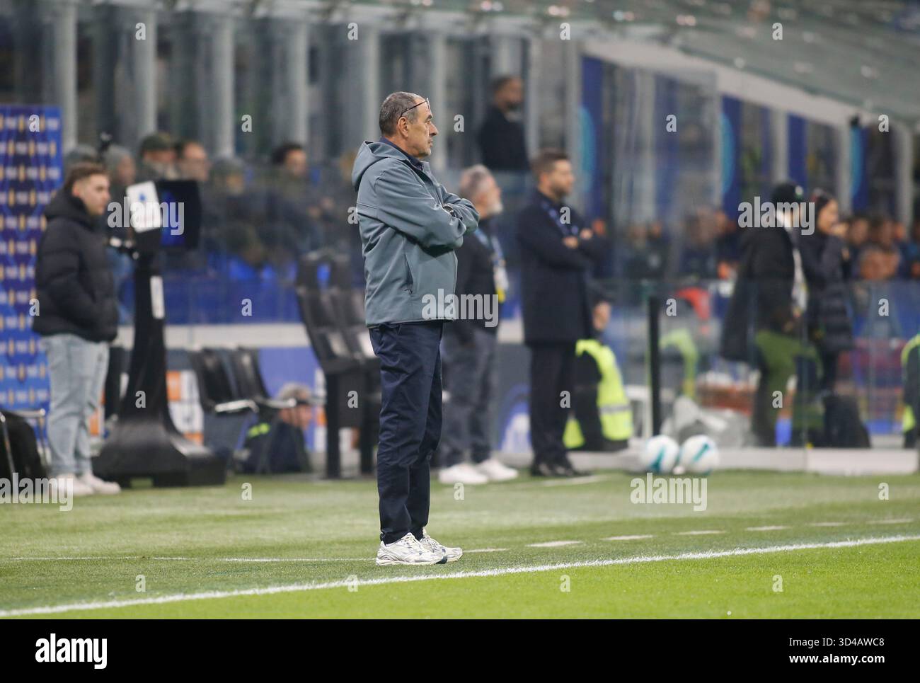 Milan, Italy. 09th Nov, 2025. Maurizio Sarri manager of SS Lazio during ...