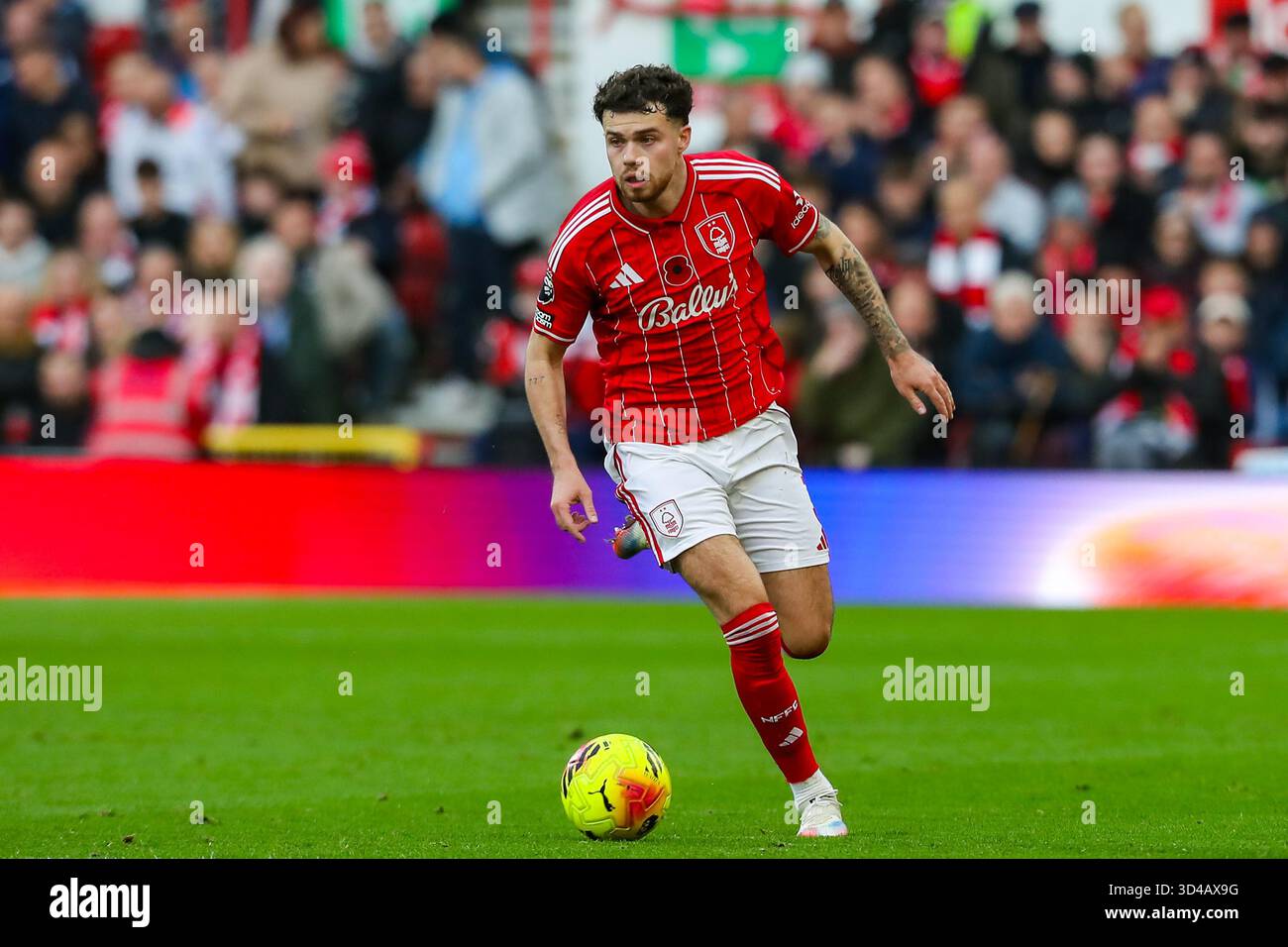 Neco Williams Of Nottingham Forest during the Nottingham Forest v Leeds ...