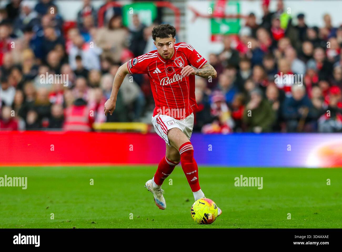 Neco Williams Of Nottingham Forest during the Nottingham Forest v Leeds ...