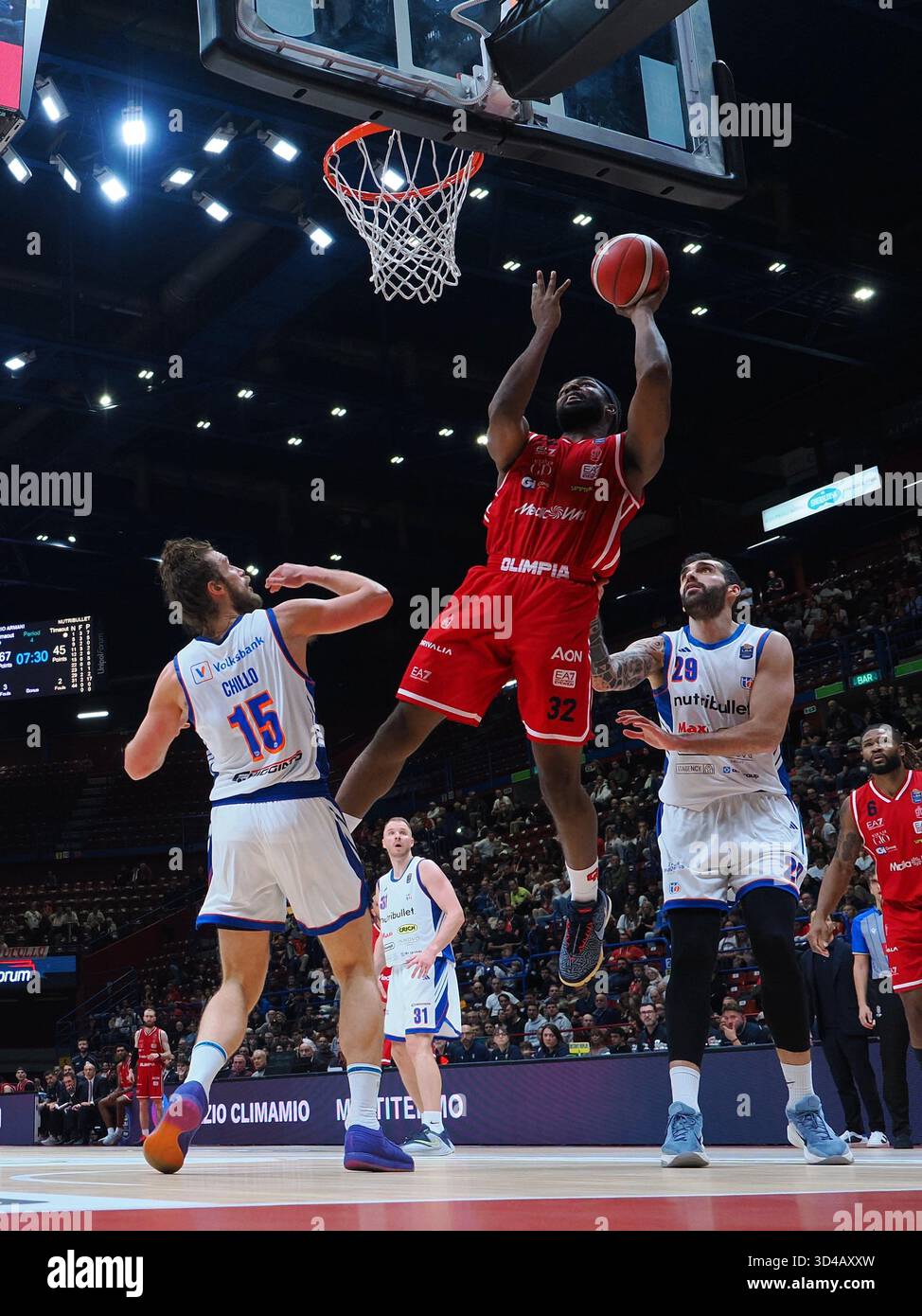 Josh Nebo (EA7 Emporio Armani Olimpia Milano) during EA7 Emporio Armani ...