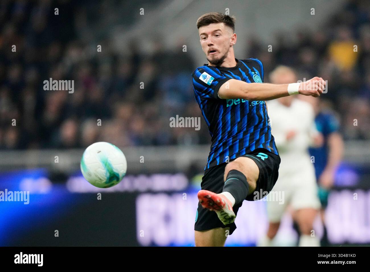 Inter Milan's Petar Sucic is in action during a Serie A soccer match between Inter Milan and ...