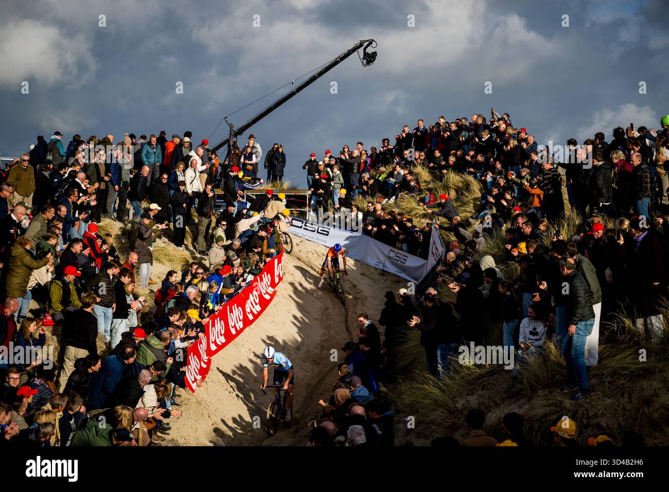 Belgian Toon Aerts pictured in action during the elite men race at the UEC Cyclocross European ...