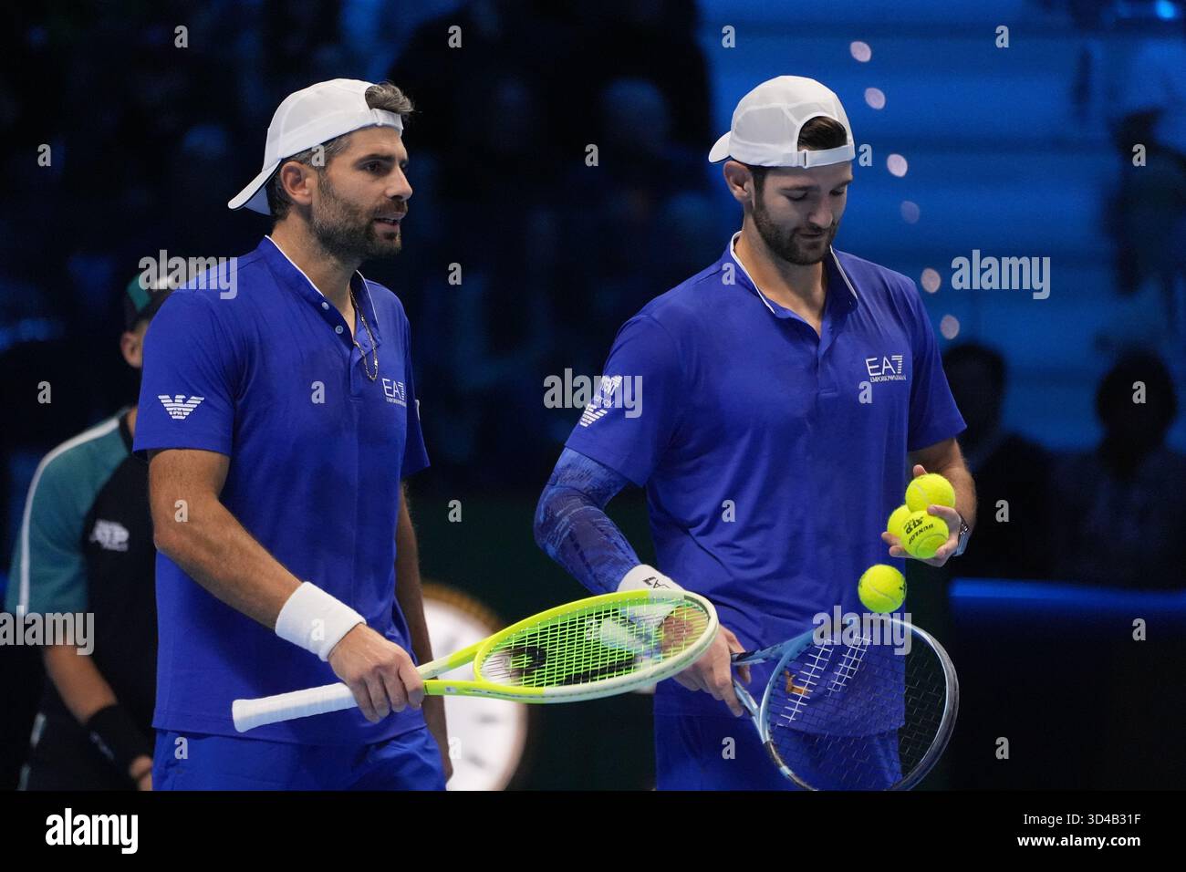 Andrea Vavassori and Simone Bolelli (Italy) during the match againts ...