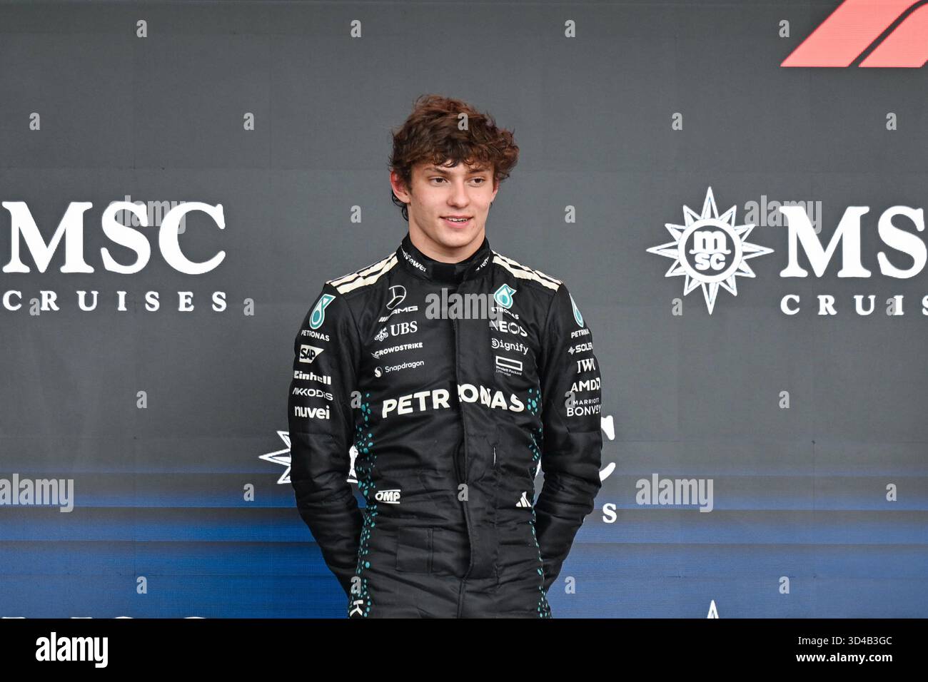 Kimi antonelli f1 podium hi-res stock photography and images - Alamy