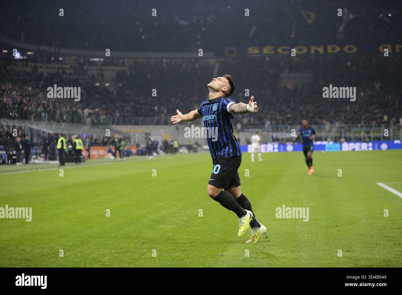 Lautaro Martinez of FC Inter celebrating after a goal during the ...