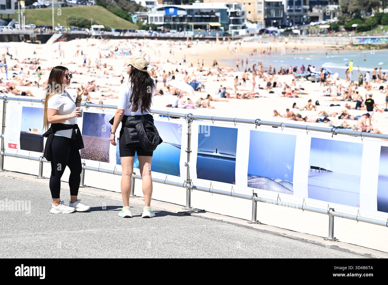 Photographic artwork is exhibited on the Bondi Beach promenade as part ...