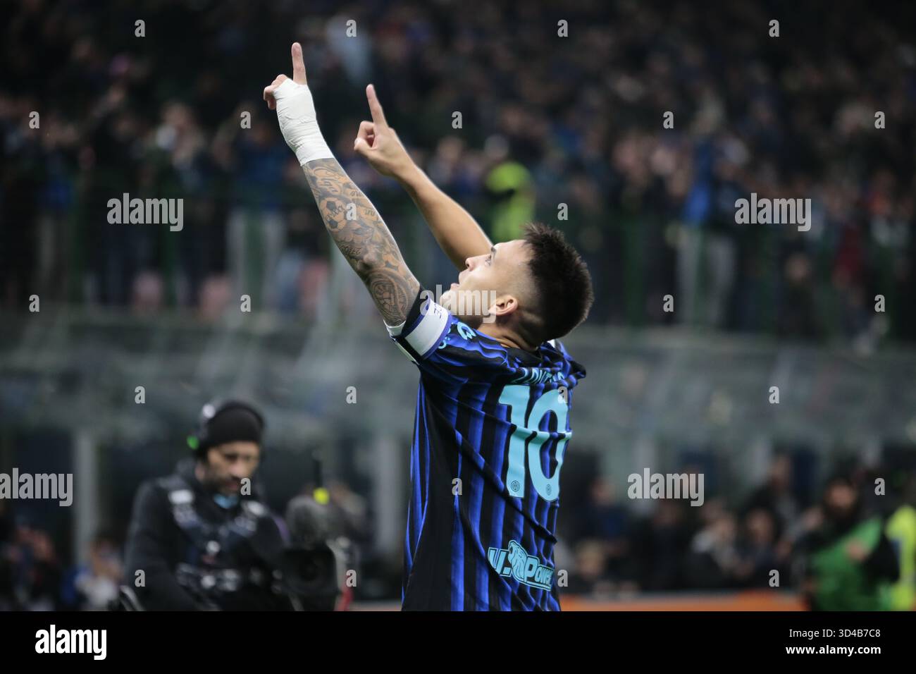 Lautaro Martinez of FC Inter celebrating after a goal during the ...