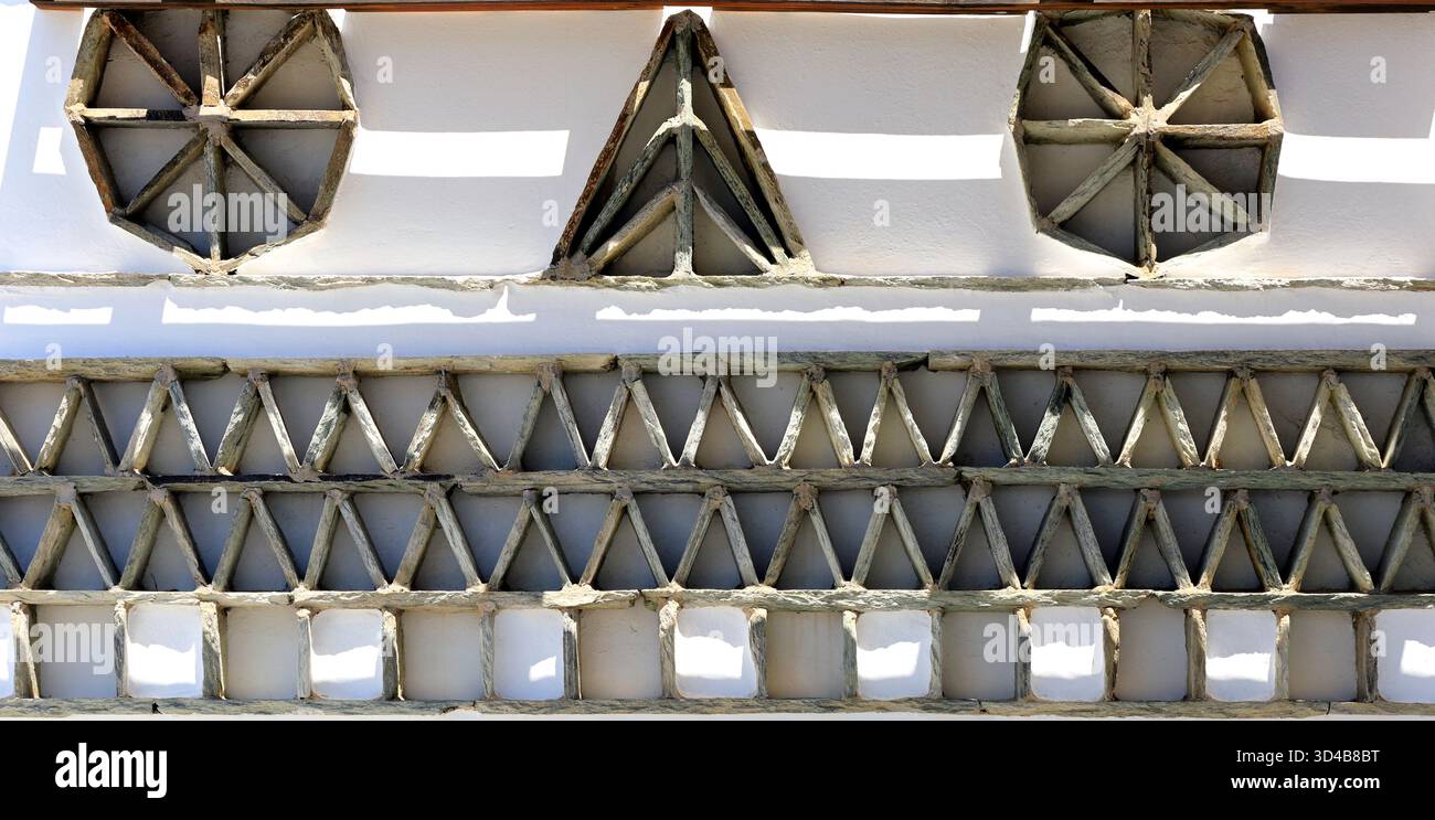 Traditional dovecot motifs used in modern architectural designs. Tinos ...