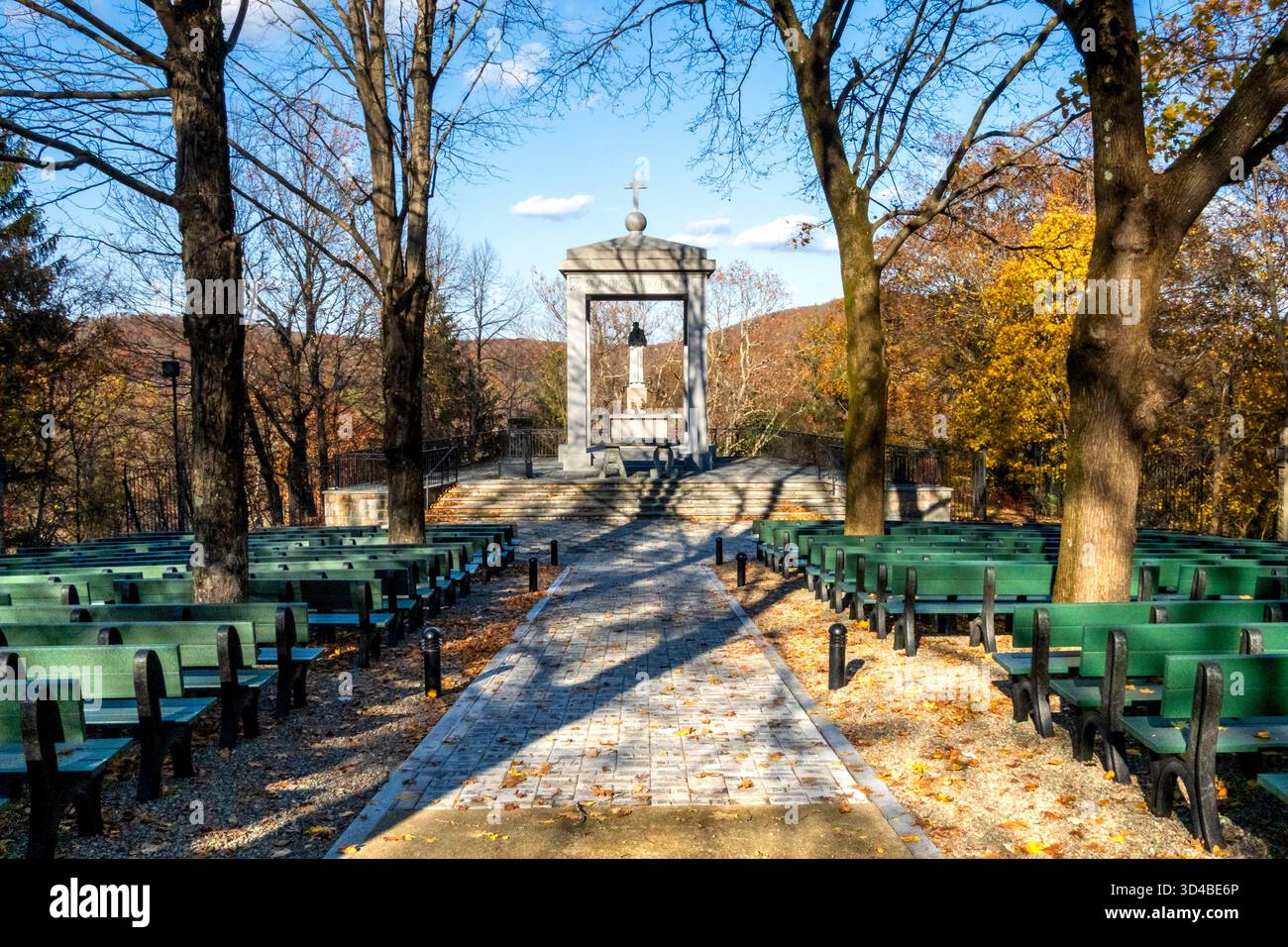Tranquil pathway amid autumn hi-res stock photography and images - Alamy