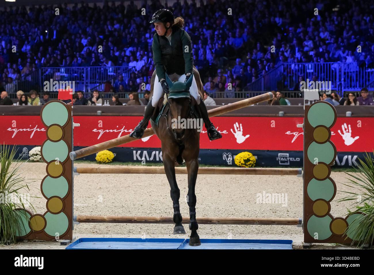 Barbara Schnieper from Switzerland, ride Licolle, is in action during ...