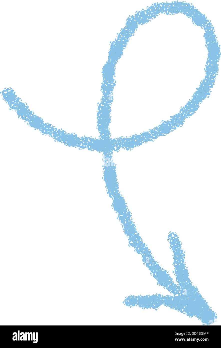 Hand drawn blue chalkboard Cut Out Stock Images & Pictures - Alamy