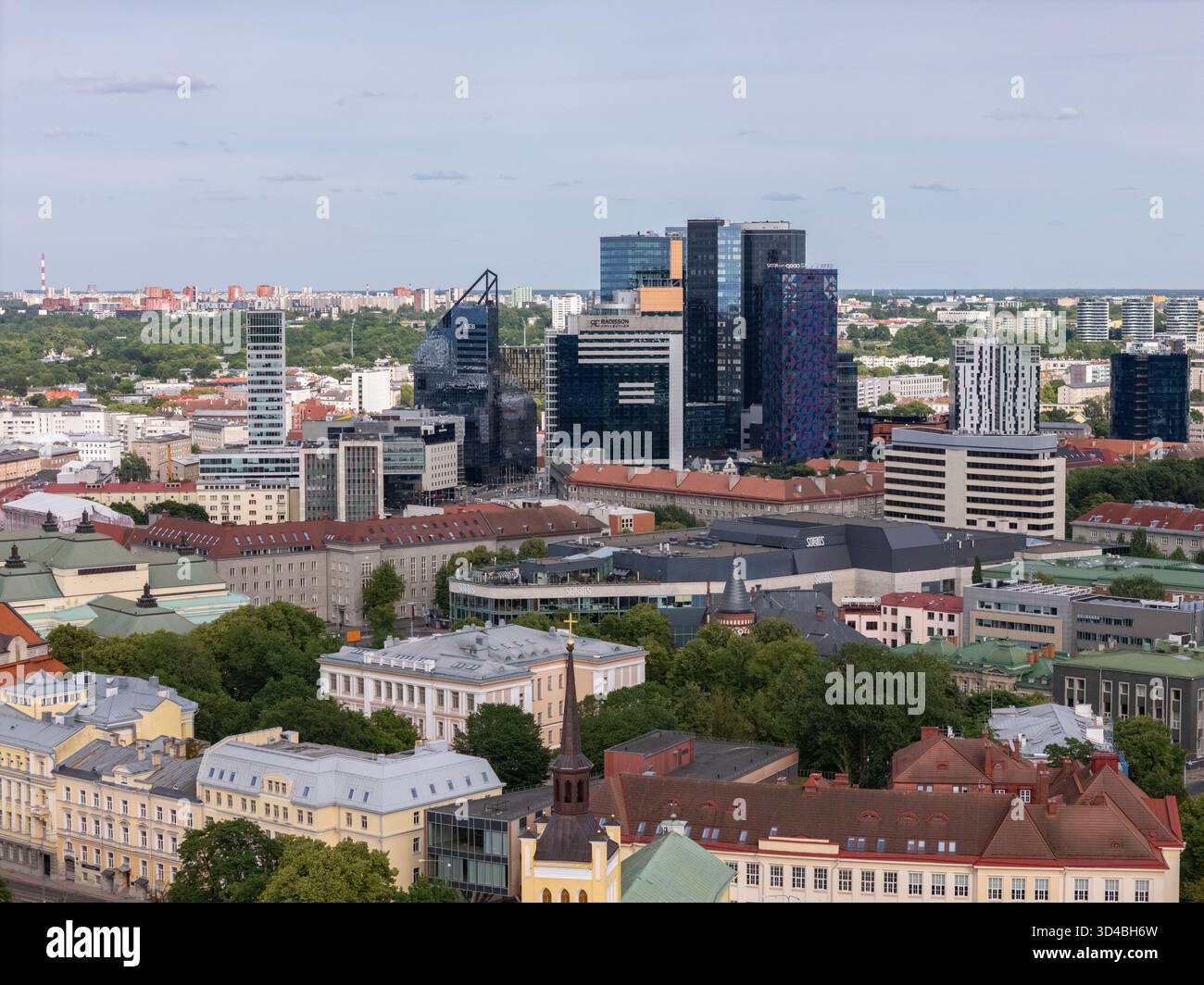 Aerial view in tallinn hi-res stock photography and images - Alamy