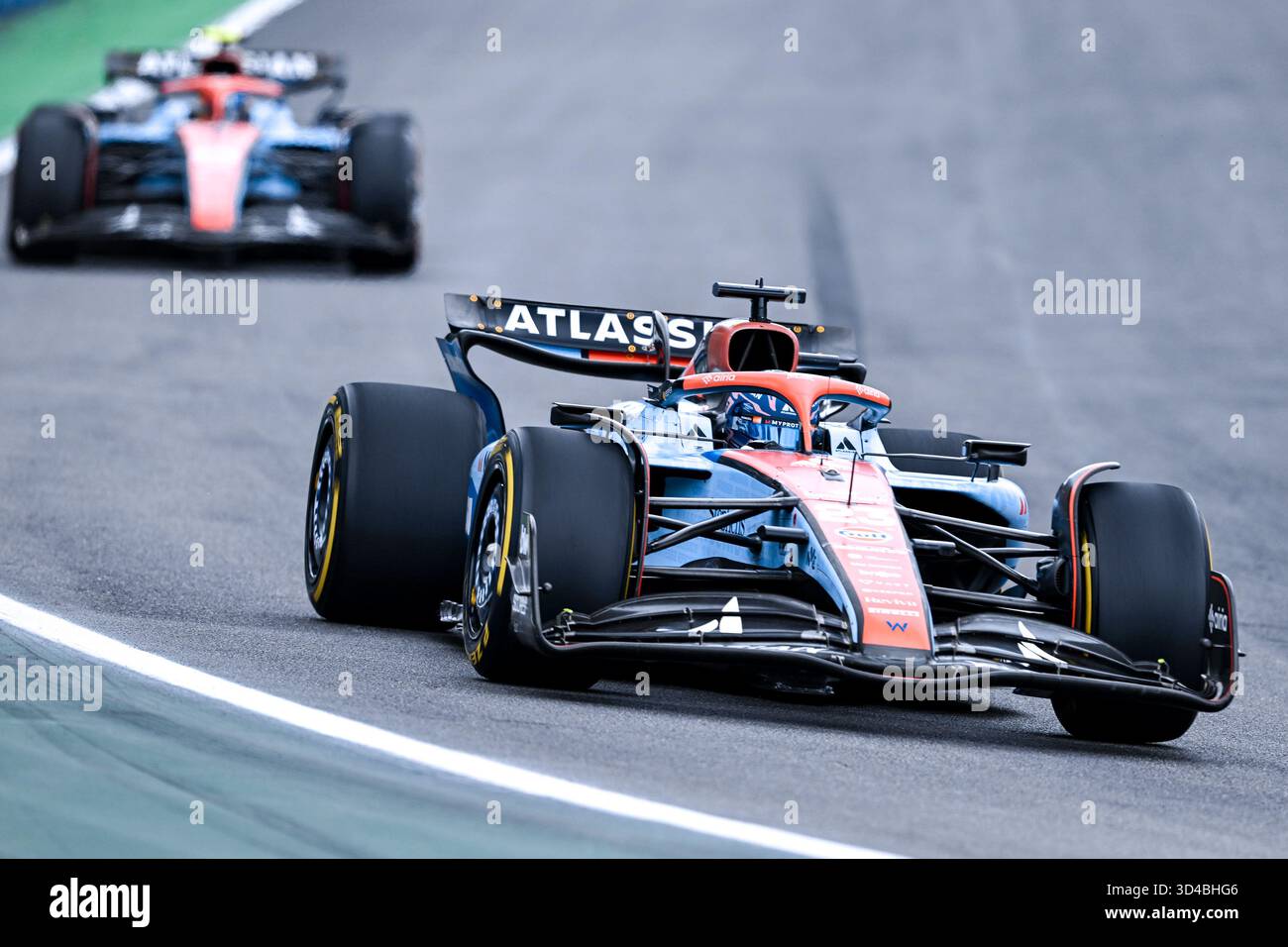 Alexander Albon driving Williams FW47 during the F1 Grand Prix of ...