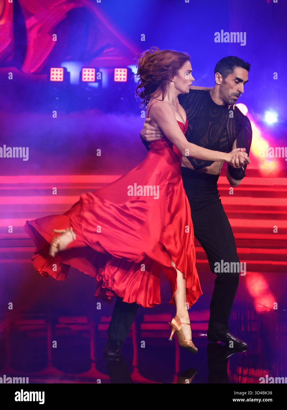 Rome, Rai Auditorium at the Foro Italico, "Dancing with the Stars" TV show - seventh episode ...