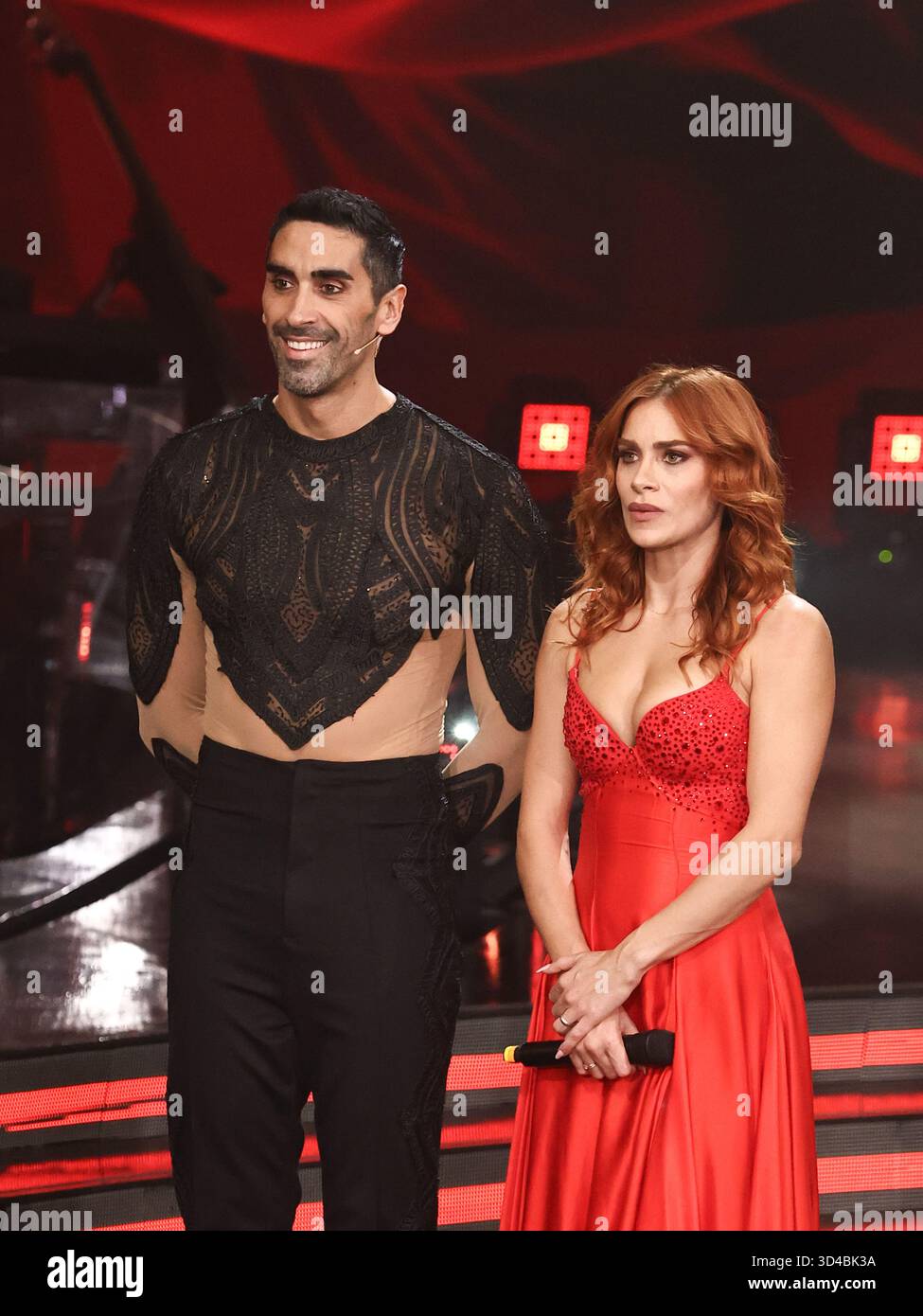 Rome, Rai Auditorium at the Foro Italico, "Dancing with the Stars" TV show - seventh episode ...