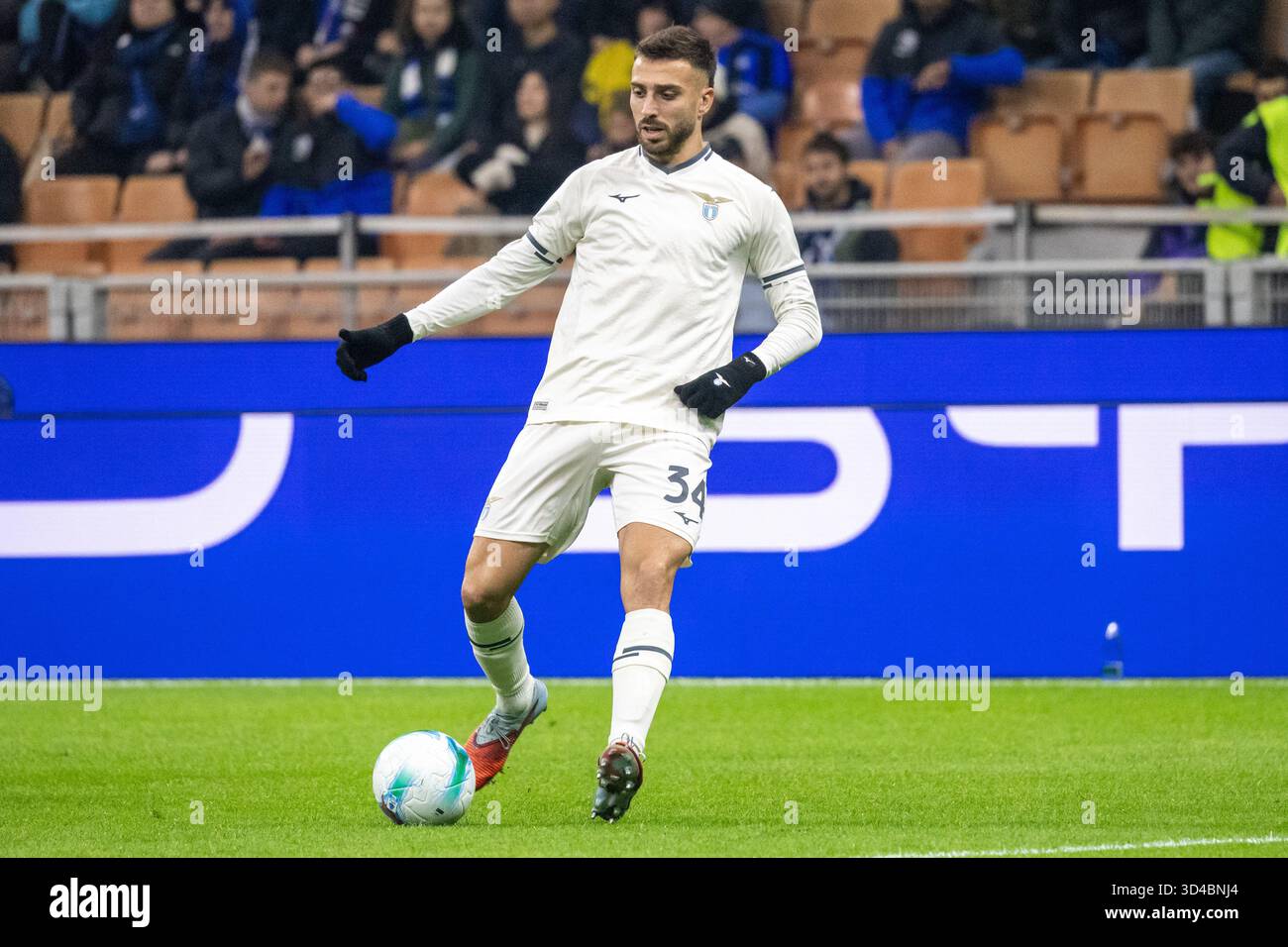 Milan, Italy. 9 Nov, 2025. mario gila lazio during serie A match FC ...