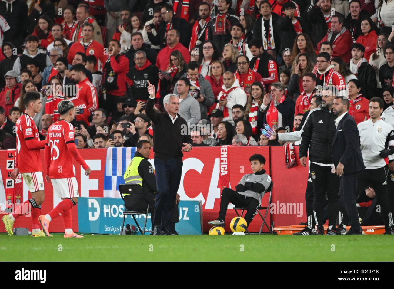 Lisbon, Portugal. 9 November 2025. José Mário dos Santos Mourinho Félix ...