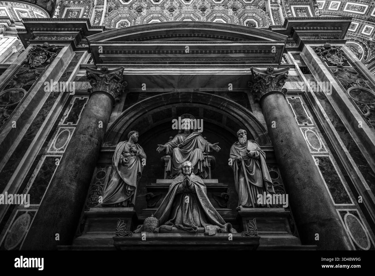 Catholic religious landmark Black and White Stock Photos & Images - Alamy