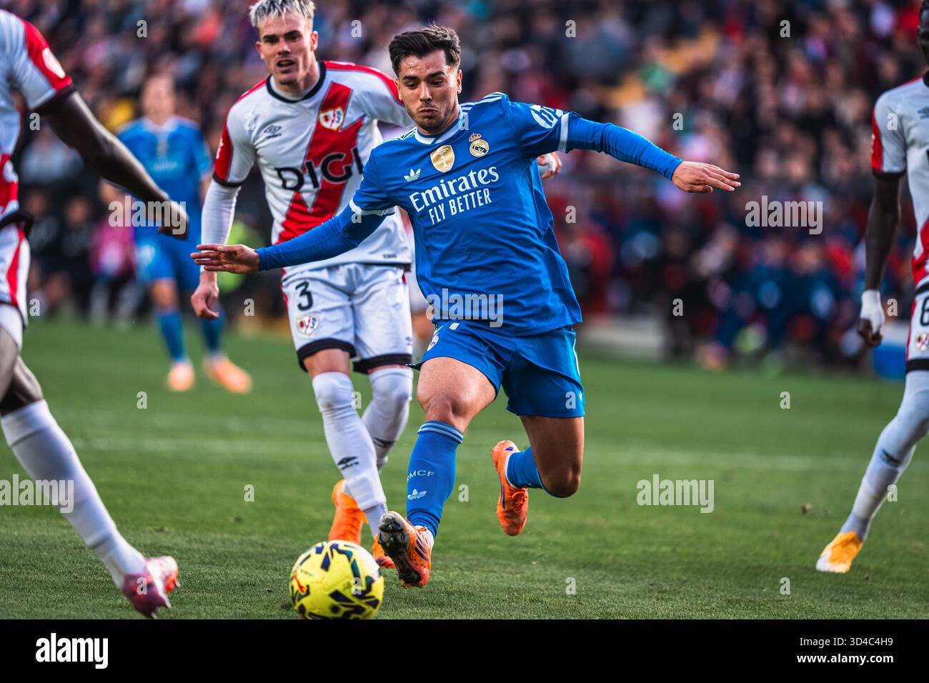 Brahim Diaz of Real Madrid during the Spanish championship LaLiga ...