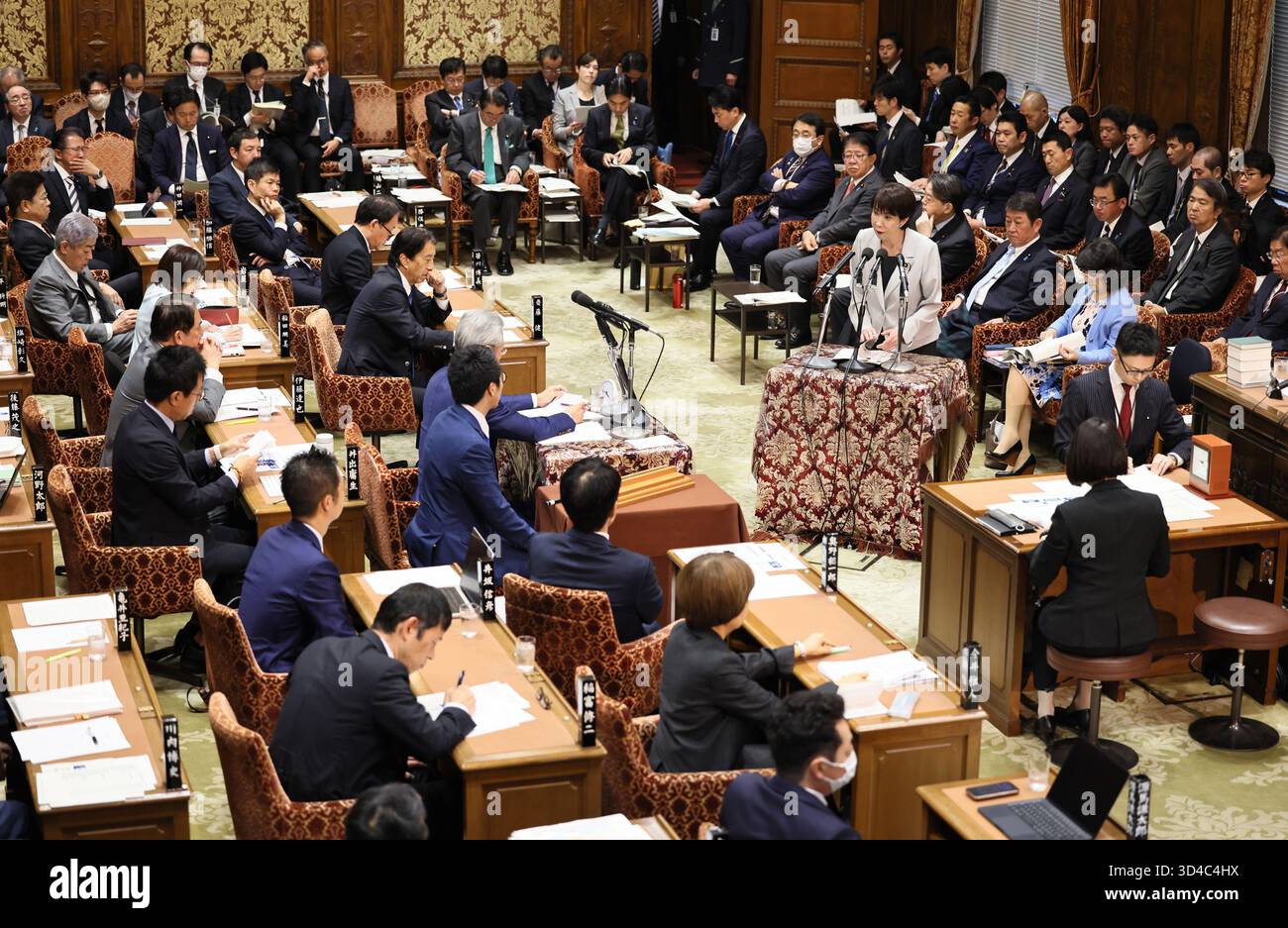 Japanese Prime Minister Sanae Takaichi attends the House of ...