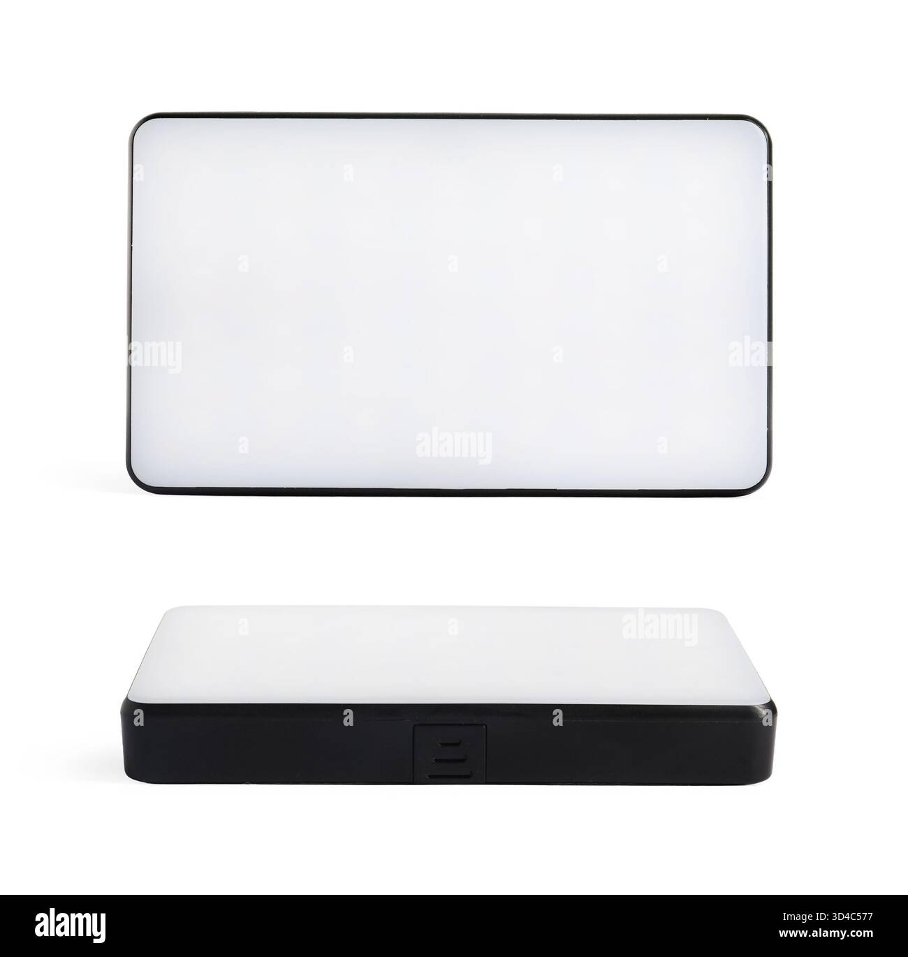 Modern LED lamp isolated on white, set Stock Photo - Alamy