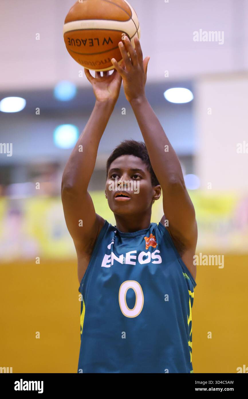 Evelyn Mawuli (Sunflowers), NOVEMBER 9, 2025 - Basketball : WJBL 2025-2026 W League match ...