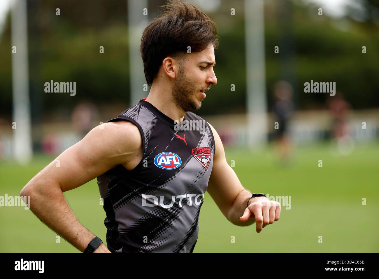 Nic Martin during an Essendon Bombers AFL training session at The ...