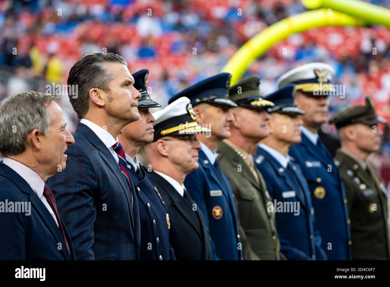 Washington Commanders owner Josh Harris, Secretary of Defense Pete ...