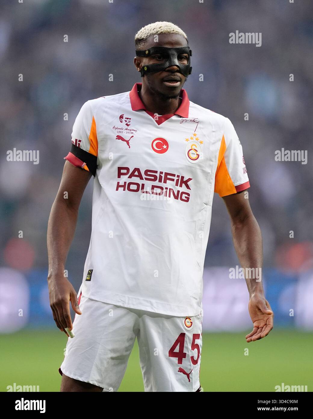 Victor James Osimhen of Galatasaray SK is seen during the Turkish Super ...
