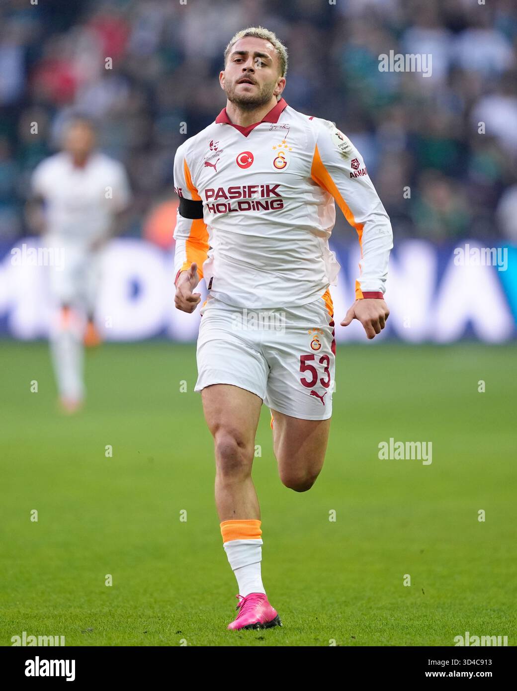 Baris Alper Yilmaz of Galatasaray SK is seen during the Turkish Super ...