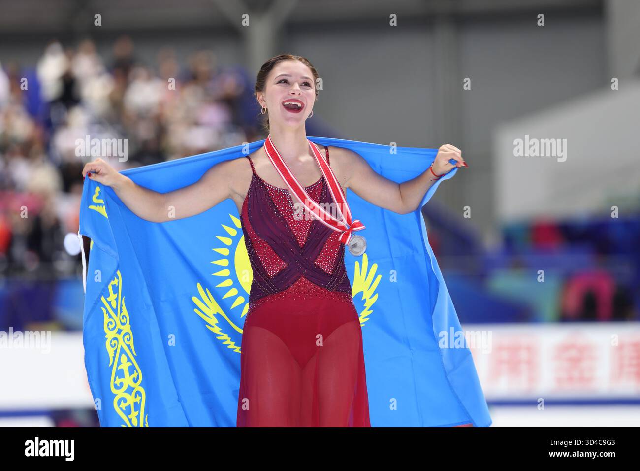 Sofia Samodelkina (KAZ), NOVEMBER 8, 2025 - Figure Skating : ISU Grand Prix of Figure Skating ...