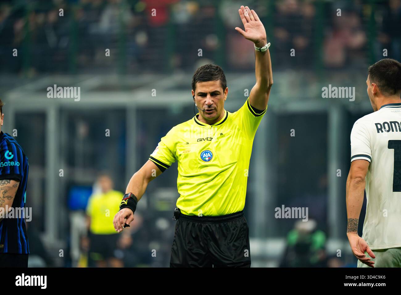 Gianluca Manganiello (Referee) during Inter - FC Internazionale vs SS ...