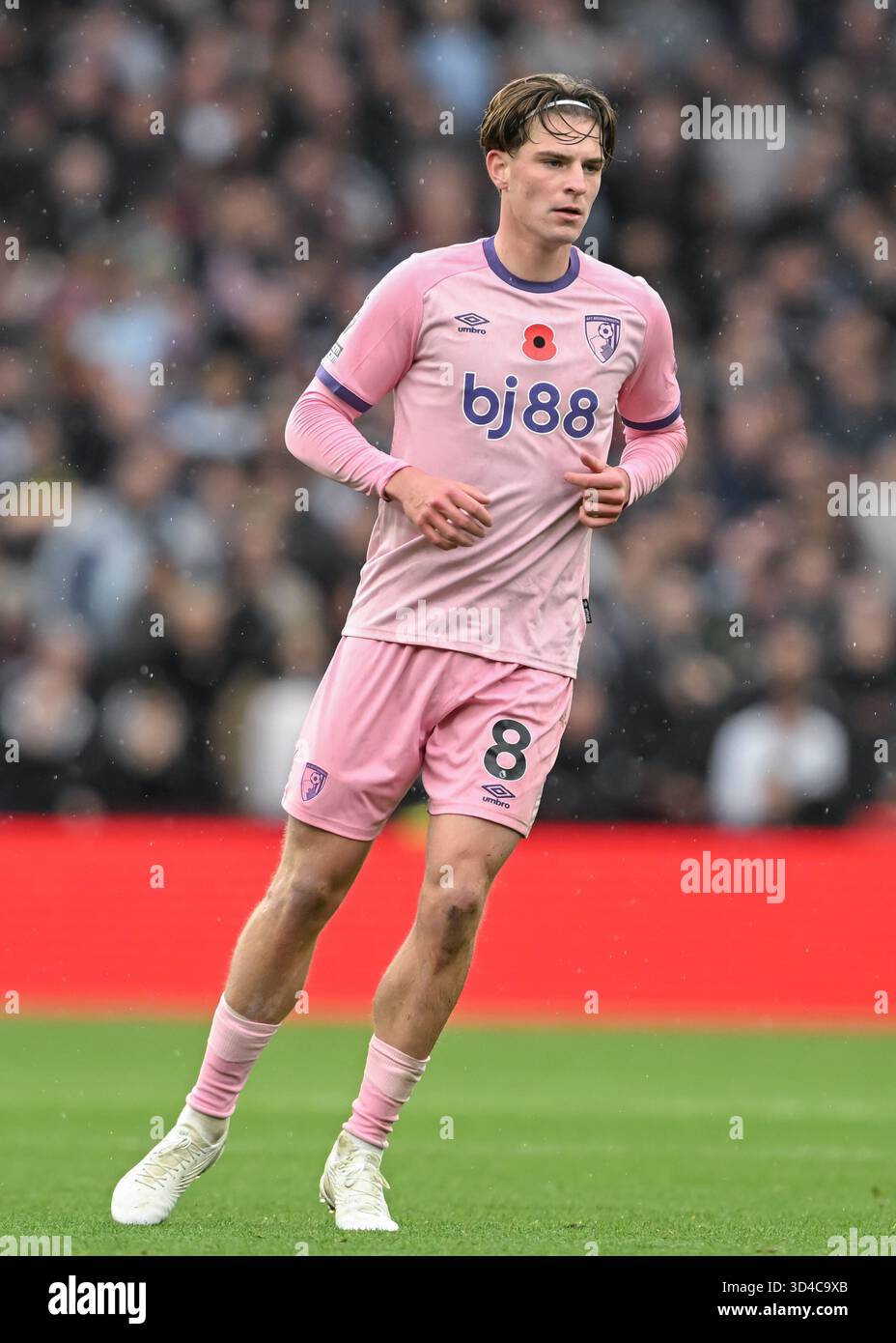 Birmingham, England, 9th November 2025. Alex Scott of Bournemouth ...