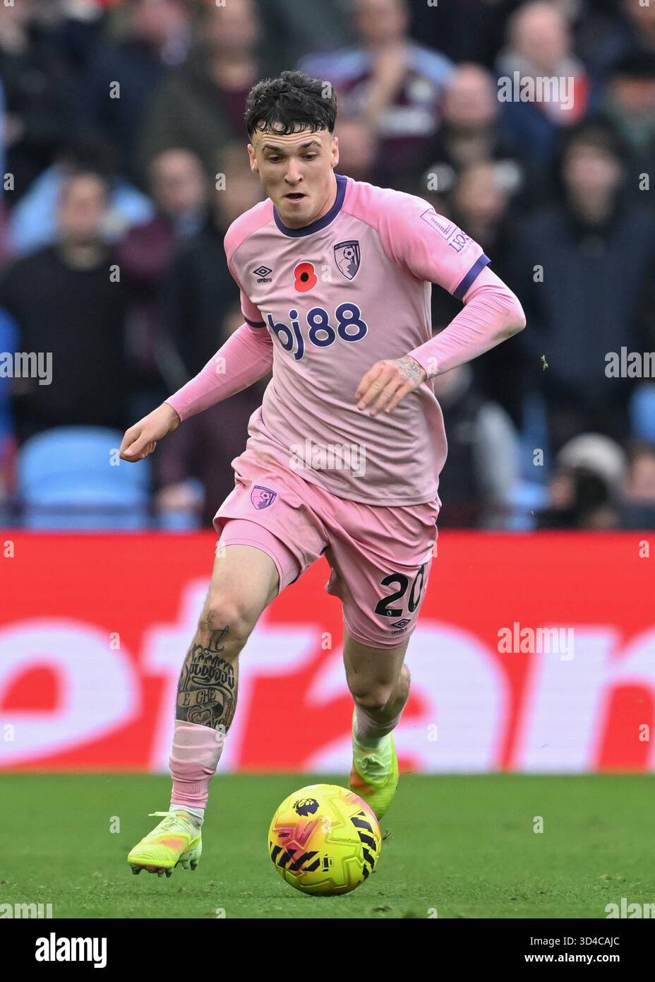 Birmingham, England, 9th November 2025. Alex Jimenez of Bournemouth ...