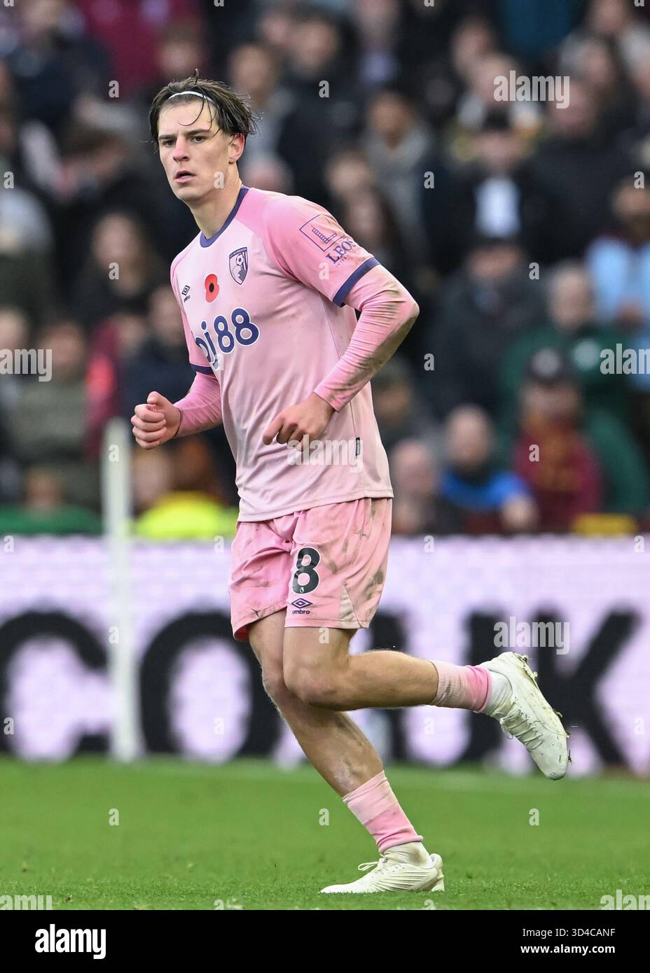 Birmingham, England, 9th November 2025. Alex Scott of Bournemouth ...