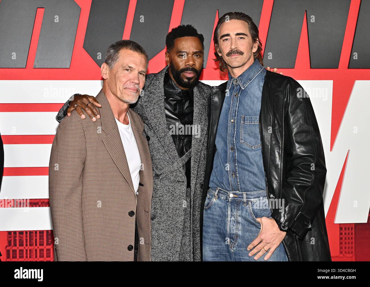 Josh Brolin, left, Colman Domingo and Lee Pace attend the premiere of ...