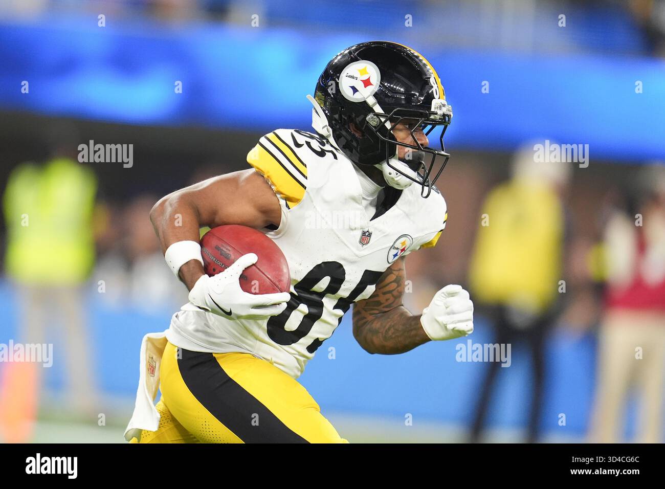 Pittsburgh Steelers wide receiver Ke'Shawn Williams (85) carries the ...