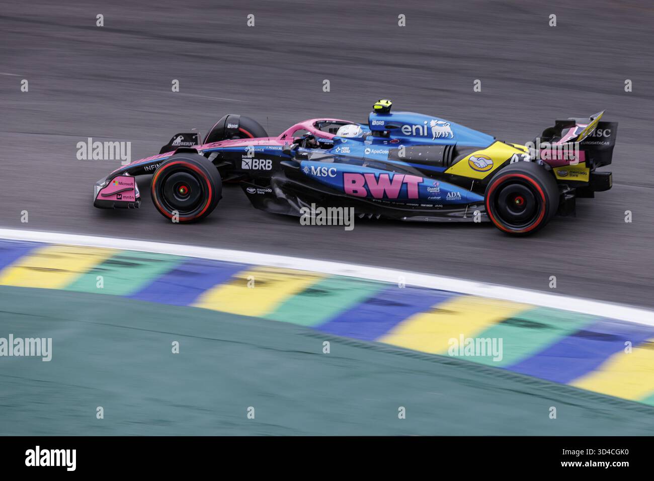 Franco Colapinto driving Alpine A525 during the 2025 São Paulo Formula ...