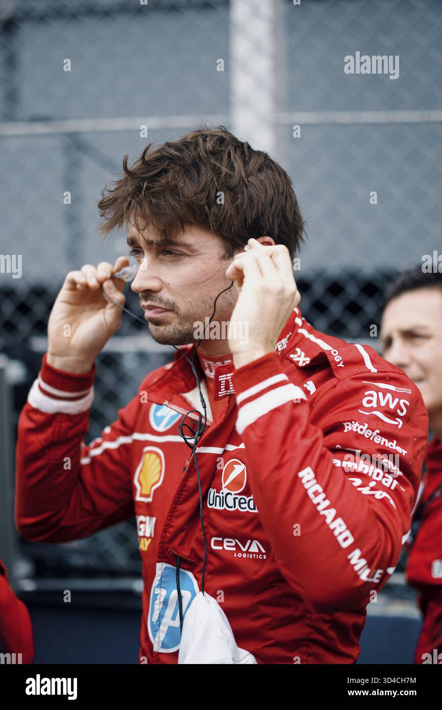 Charles Leclerc of Ferrari SF-25 at the Sao Paulo Grand Prix 2025 at ...