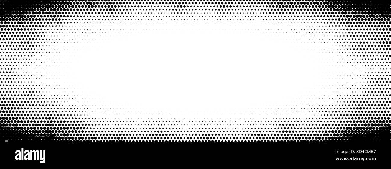 Halftone gradient texture. Grunge dot noise zoom effect pattern ...