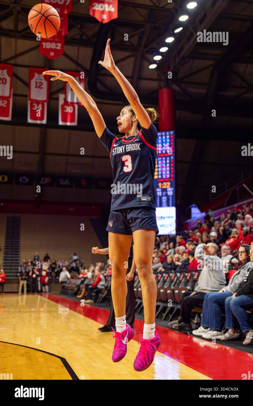 November 9, 2025, Piscataway, New Jersey, USA: Stony Brook Seawolves ...