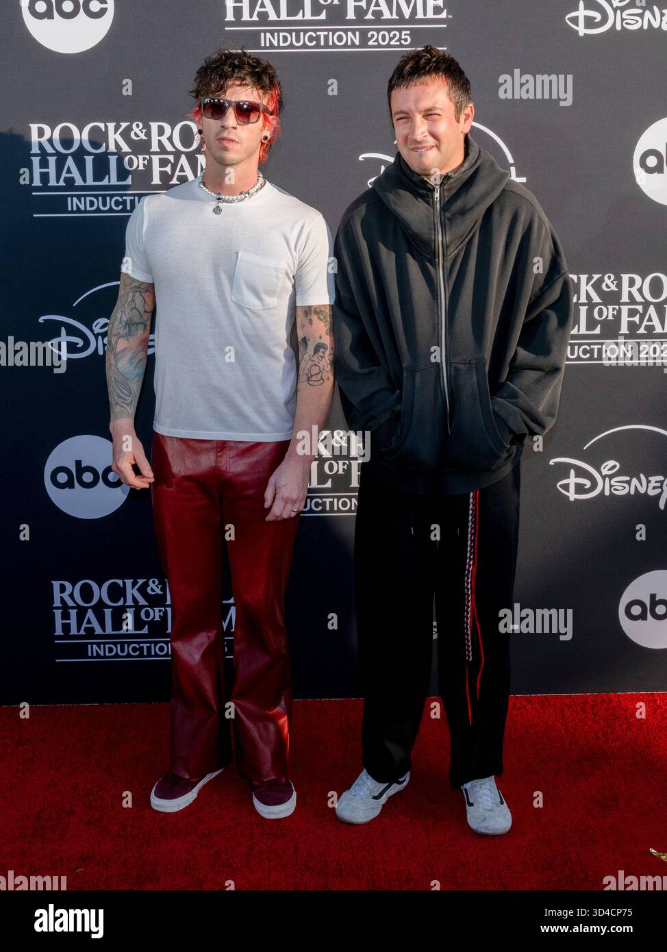 November 8, 2025, Los Angeles, California, USA: JOSHUA DUN and TYLER ...