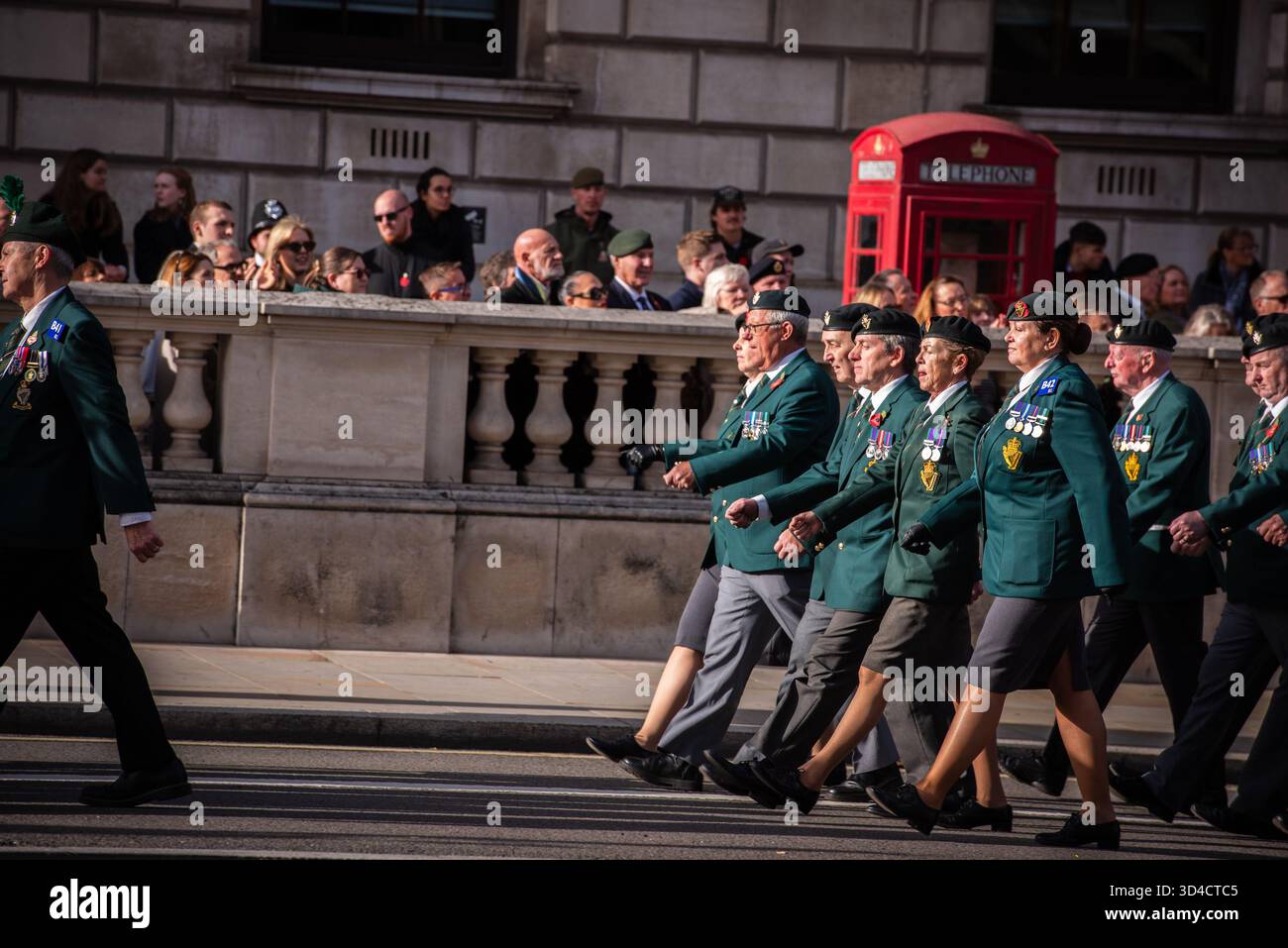 A view of the veterans' parade during the 2025 National Service Of ...