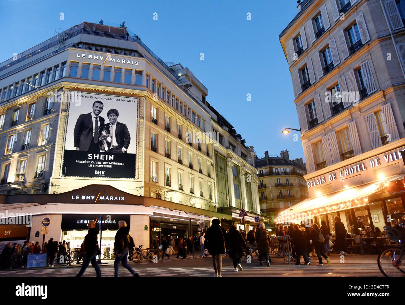 Illustration shows a Shein store at BHV in Paris, France on November 8 ...