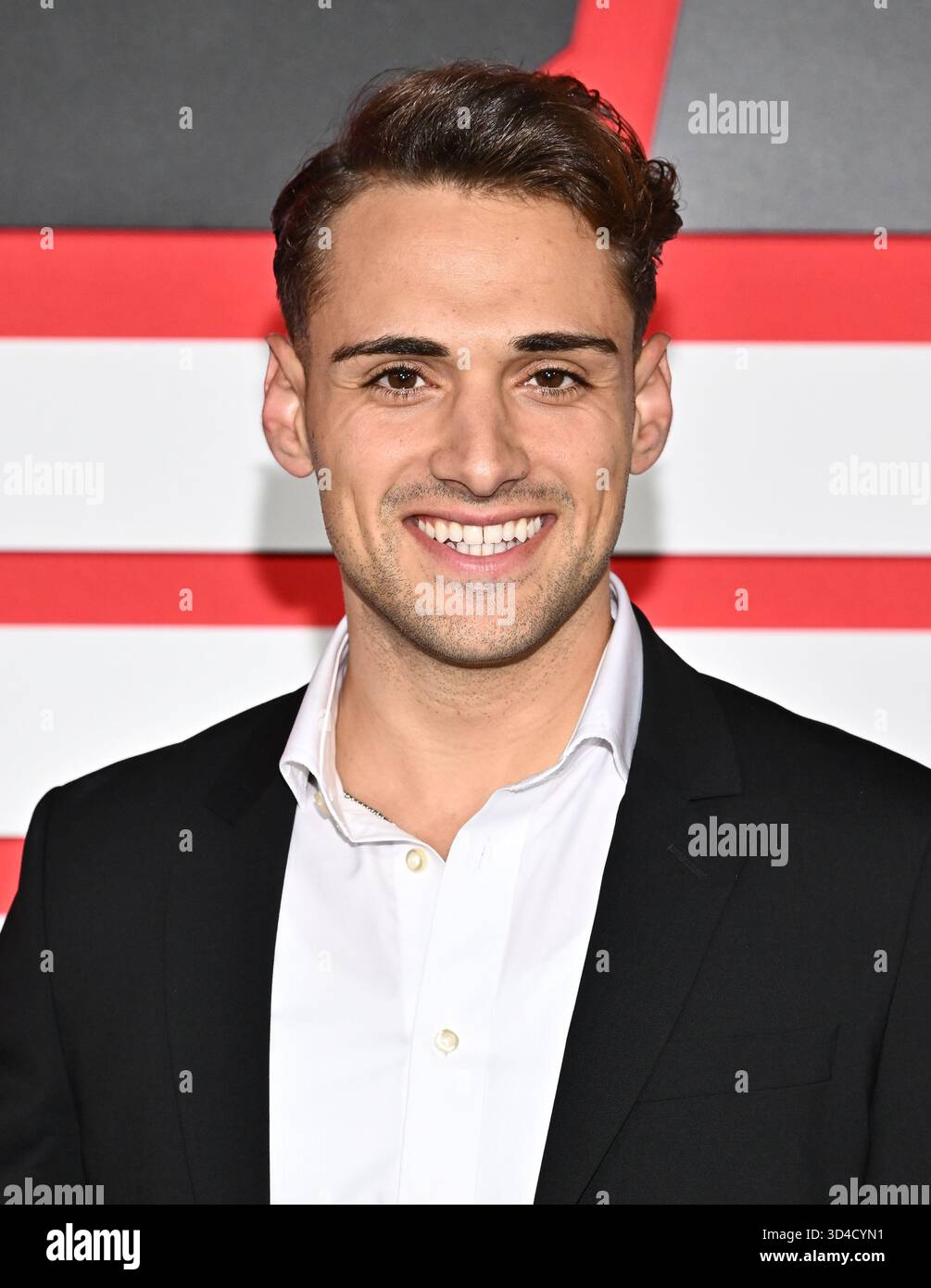 Fabio Farati attends the premiere of "The Running Man" at AMC Lincoln ...