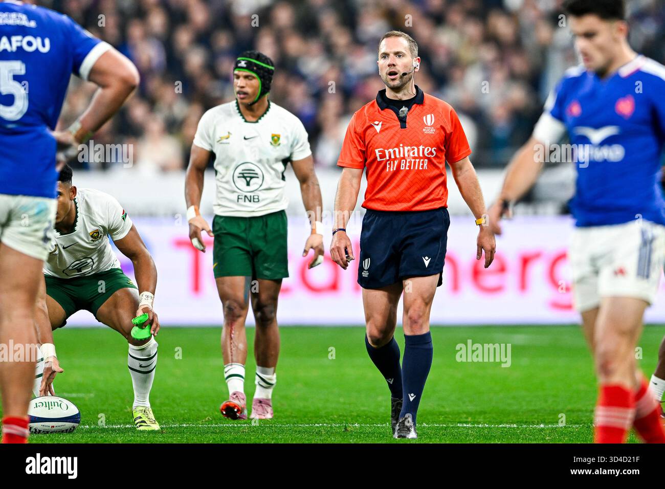 Australian referee Angus Gardner during the Autumn Nations Series XV ...